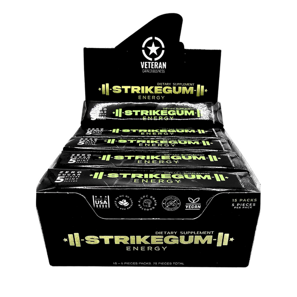 Strike Premium Energy Gum | Tray – StrikeGum