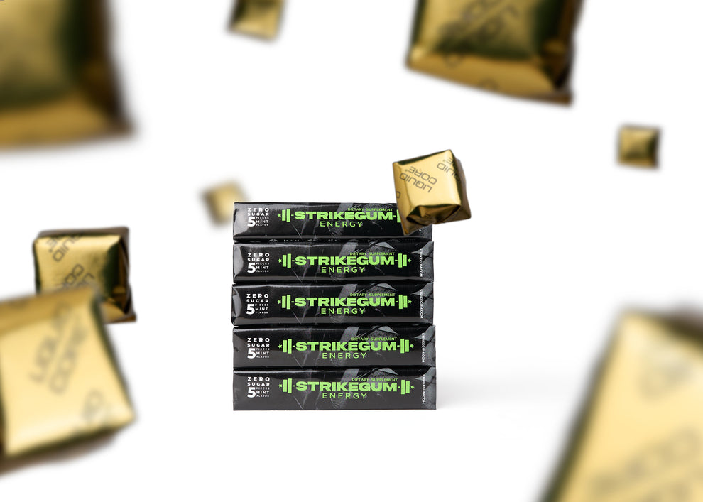 Strike Premium Energy Gum | 5 Packs – StrikeGum