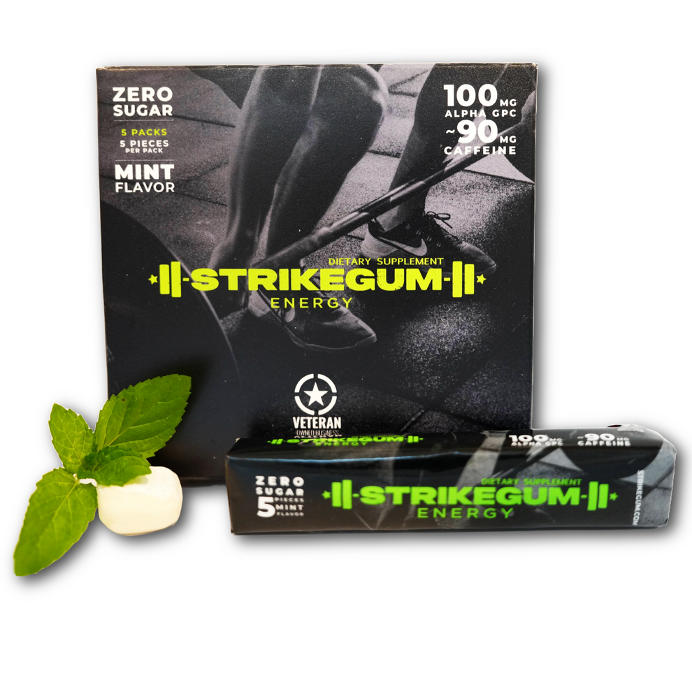 Strike Premium Energy Gum | 5 Packs – StrikeGum